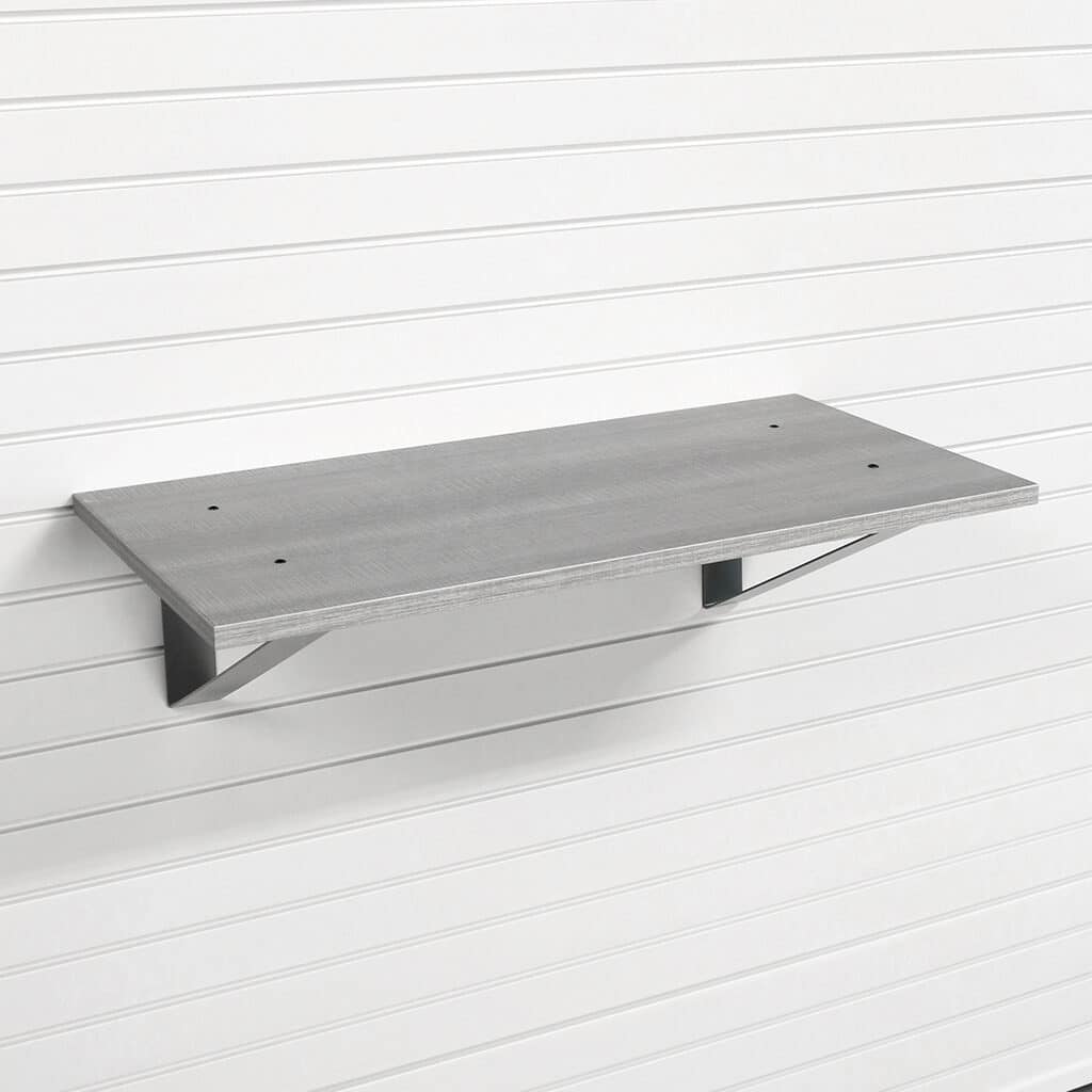 Elegant Laminate Garage Shelf | Milwaukee Slatwall Storage