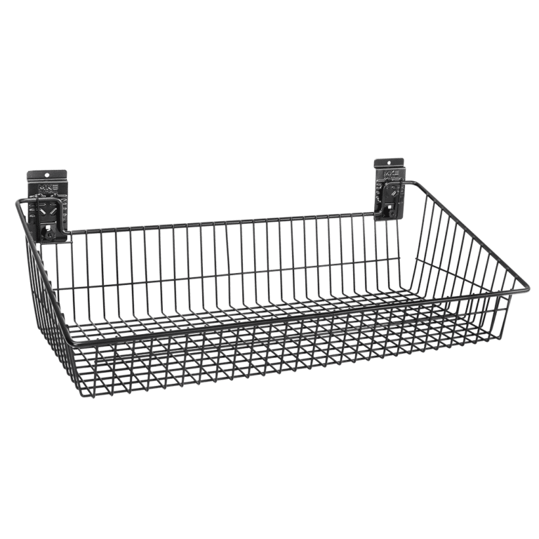 Extra Large Garage Storage Slatwall Basket | MKE Slatwall