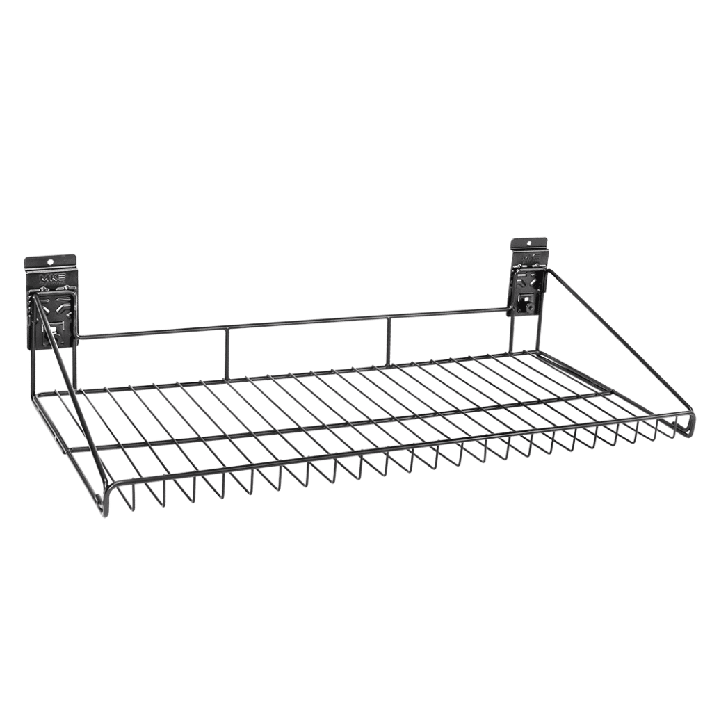 Slatwall Wire Shelf for Garage Organization | MKE Slatwall