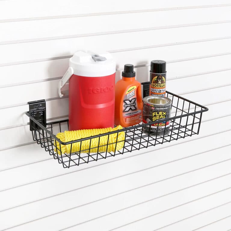 Ultimate Garage Organization | Extra Large Slatwall Basket Bundle