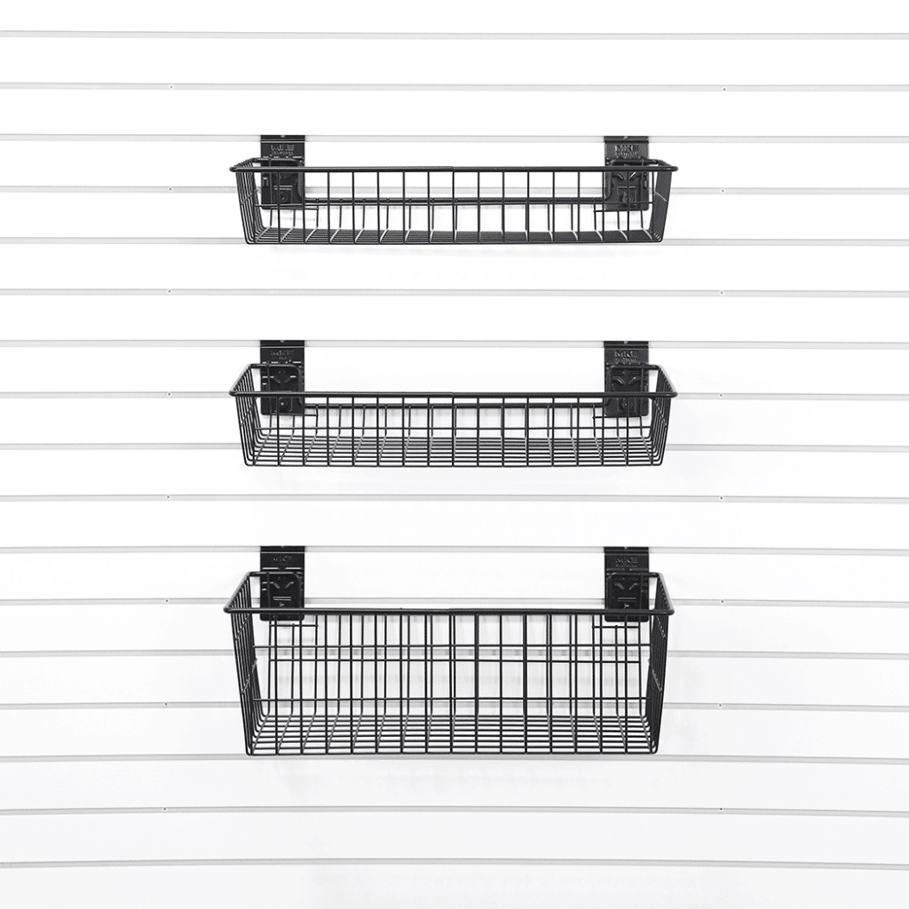 Garage Slatwall Accessory Bundles | Small Basket Bundle
