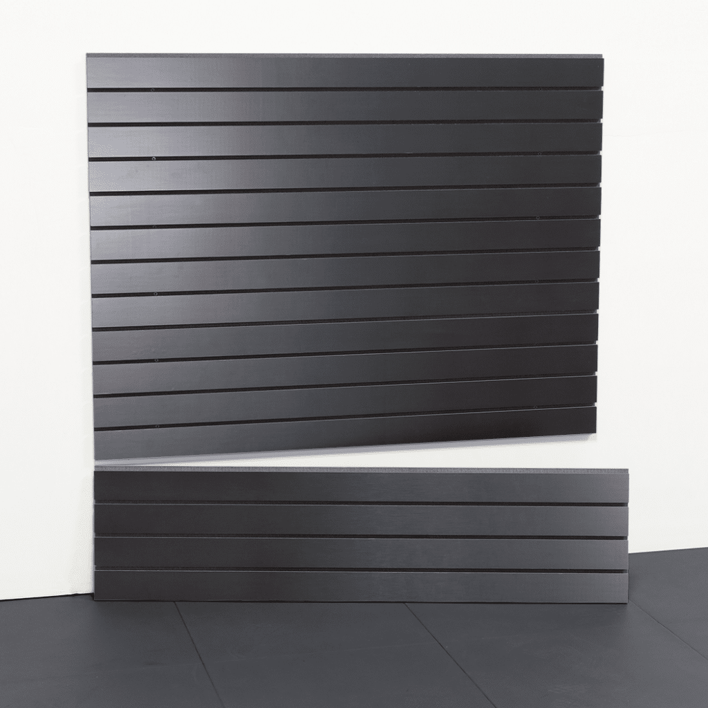 4ft Steel Laminated PVC Slatwall - Durable Garage Organization