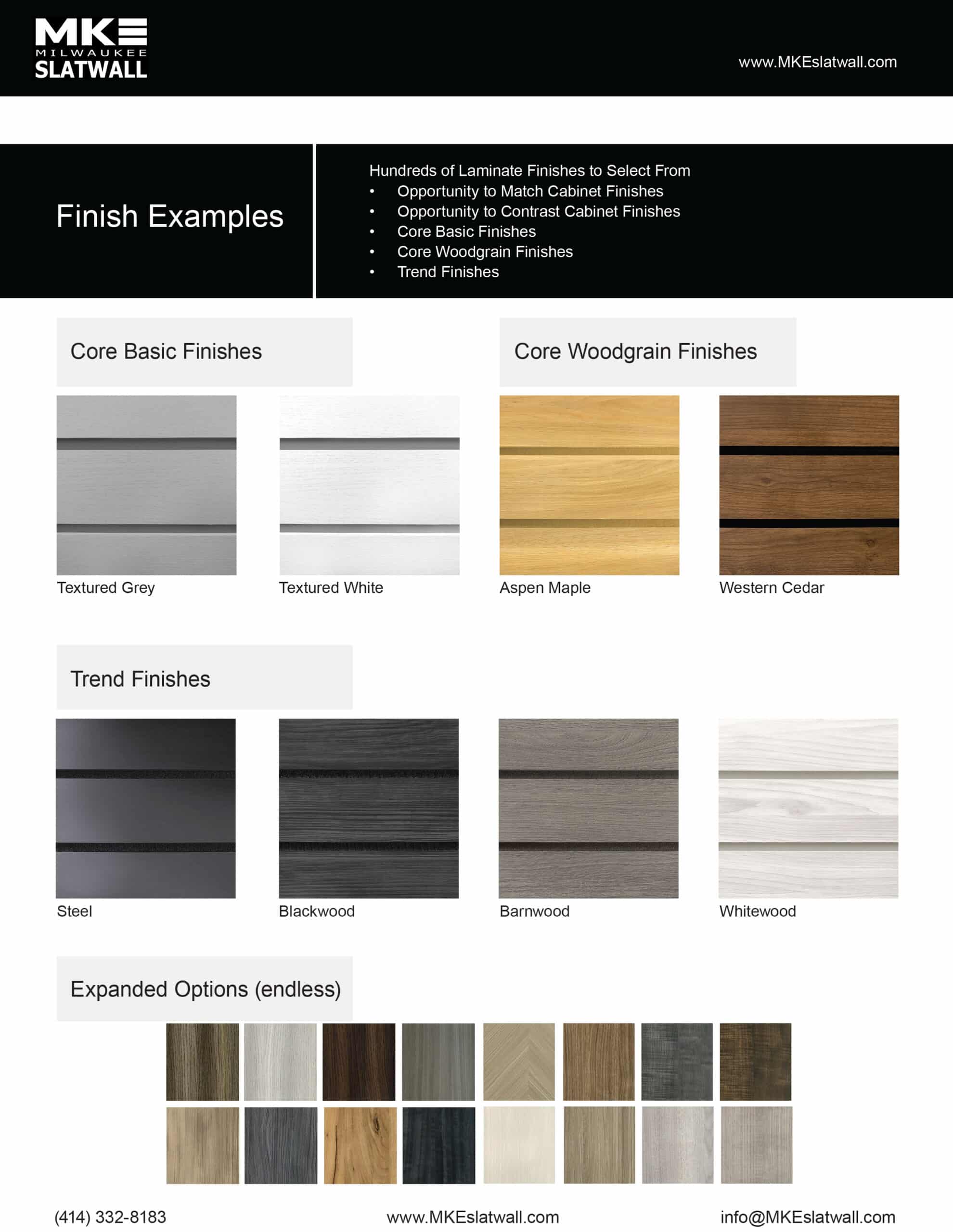 Laminated PVC Slatwall for Garage Storage | Milwaukee Slatwall