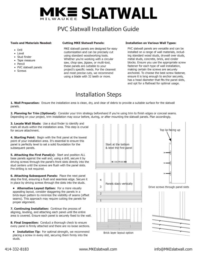Watch Our Slatwall Installation & Demo Videos | MKE Slatwall